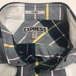 Express | Shirts | Mens Express Fitted Dress Shirt | Poshmark
